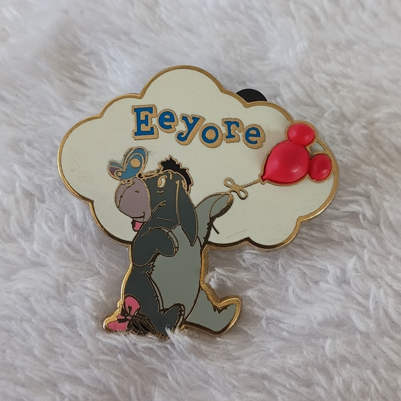 Disney | Other | Vtg Pin 202 Disney Eeyore Mickey Balloons | Poshmark